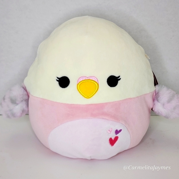 Squishmallows | Toys | Isadora Ftm Pink Parakeet Feather Wings ...